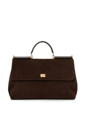 Dolce & Gabbana My Sicily Large Leather Handbag