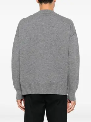 AMI Paris De Coeur Wool Cardigan