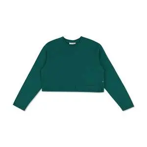 Friend + Folk Banks Long Sleeve Cropped T-shirt - Walden