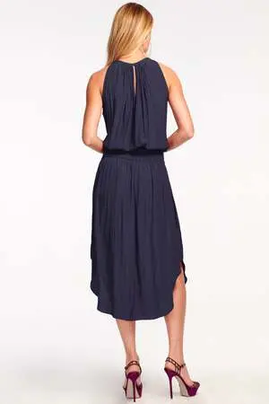 Ramy Brook Audrey Smocked Midi Dress