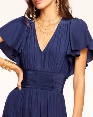 Ramy Brook Joanie Short Sleeve Maxi Dress