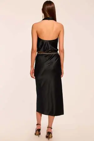 Ramy Brook Krisia Silk Slip Midi Skirt