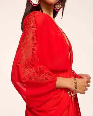 Ramy Brook Bernice Embellished Coverup Maxi Dress