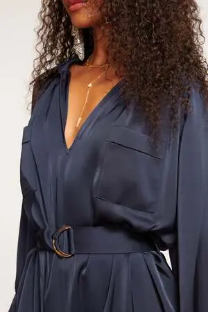 Ramy Brook Cecilia Belted Midi Dress