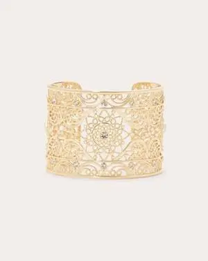 Ramy Brook Laya Medallion Cuff Bracelet - Gold