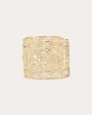 Ramy Brook Laya Medallion Cuff Bracelet