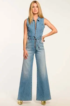 Ramy Brook Jemma Denim Jumpsuit - Light Wash