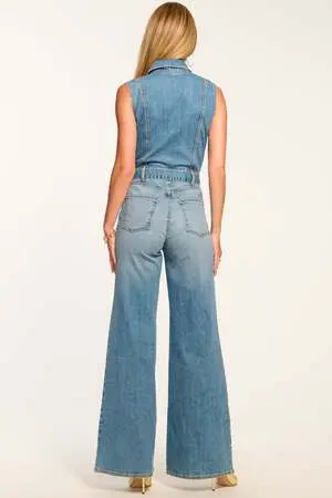 Ramy Brook Jemma Denim Jumpsuit - Light Wash