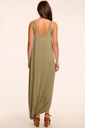 Ramy Brook Ellison Knit Midi Dress - Safari
