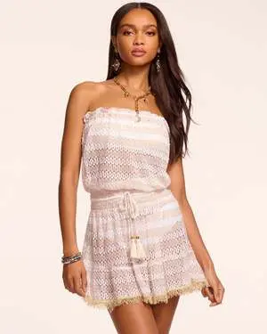 Ramy Brook Lauryn Lurex Swirl Coverup Mini Dress