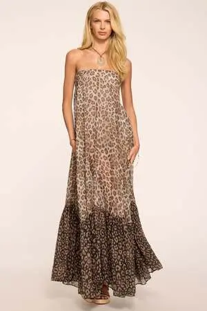 Ramy Brook Katrina Printed Strapless Dress