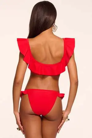 Ramy Brook Loretta Ruffle Bikini Bottom