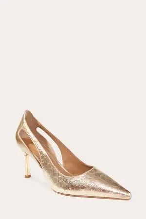 Ramy Brook Ereka Pointed Toe Heel - Champagne