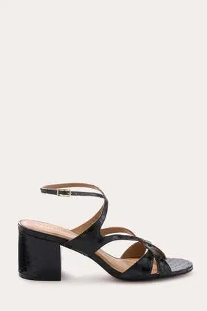 Ramy Brook Susie Leather Block Heel