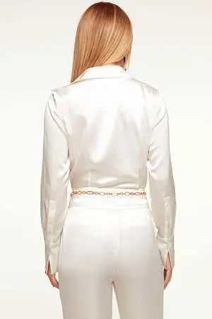 Ramy Brook Victoria Silk Button Down Blouse
