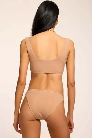 Ramy Brook Isla Metallic Bikini Bottom