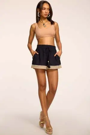 Ramy Brook Adrienne Embroidered Mini Coverup Short