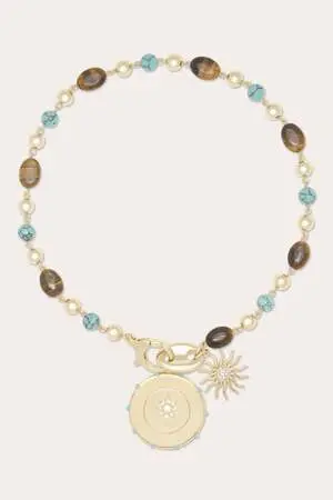 Ramy Brook Serra Gemstone Statement Necklace - Turquoise Multi