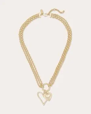 Ramy Brook Love Charm Necklace - Gold
