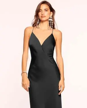 Ramy Brook Caspe V-neck Gown