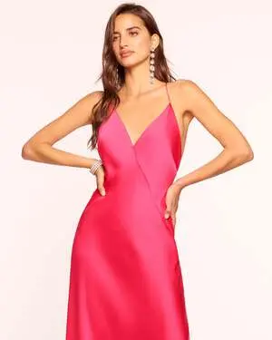 Ramy Brook Caspe V-neck Gown