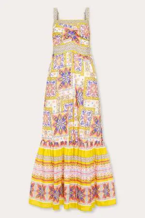 Ramy Brook Alora Printed Cotton Maxi Dress