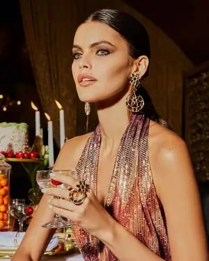 Ramy Brook Starlett Mirrored Earrings