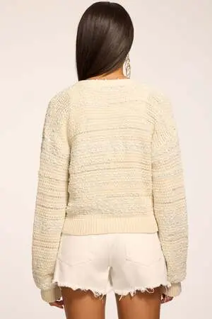 Ramy Brook Carly Textured Knit Cardigan