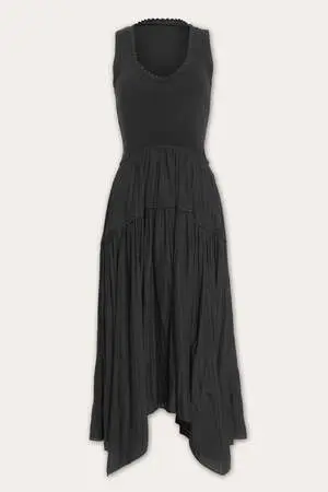 Ramy Brook Hadley Knit Combo Midi Dress