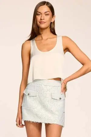 Ramy Brook Zoey Lace Mini Skirt