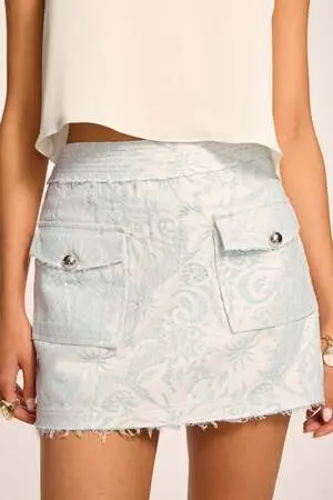 Ramy Brook Zoey Lace Mini Skirt