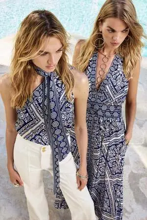 Ramy Brook Lowell Printed One-shoulder Top
