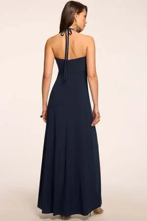 Ramy Brook Mira Jersey Halter Maxi Dress