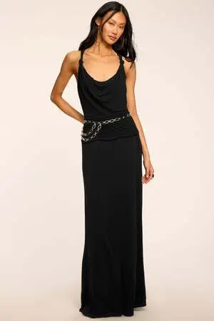 Ramy Brook Mariah Embellished Jersey Maxi Gown