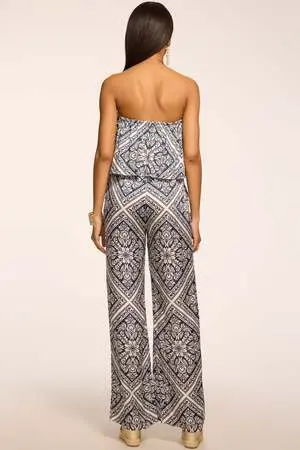 Ramy Brook Thadia Printed Strapless Jumpsuit