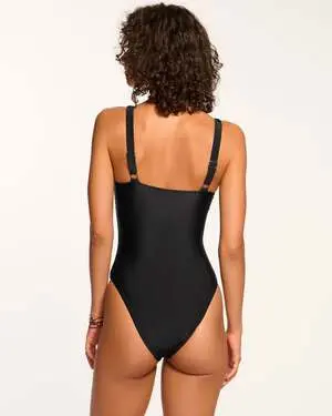 Ramy Brook Hudson Embellished One Piece Swimsuit