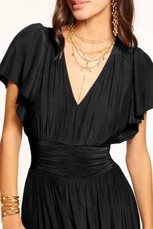 Ramy Brook Joanie Short Sleeve Maxi Dress