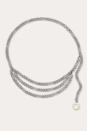 Ramy Brook Drea Chain Belt - Silver