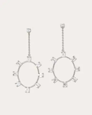 Ramy Brook Alanna Stone Drop Earrings - Silver