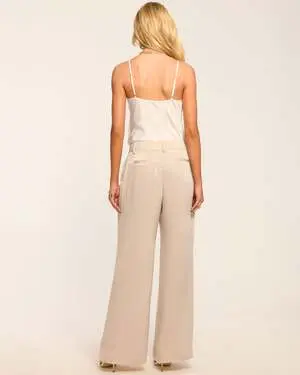 Ramy Brook Oscar Pleated Wide Leg Pant