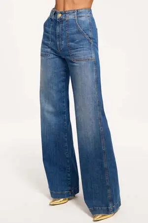 Ramy Brook Theodora High-rise Wide Leg Jean