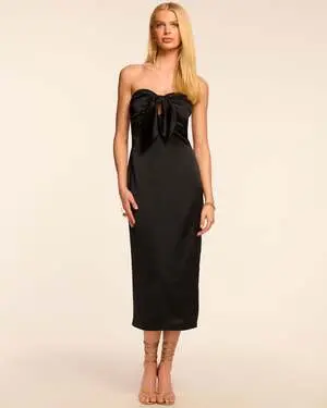 Ramy Brook Orion Strapless Midi Dress - Black