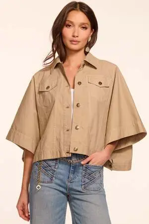 Ramy Brook Beatrice Canvas Jacket - Sandstone