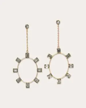 Ramy Brook Alanna Stone Drop Earrings - Gold Graphite