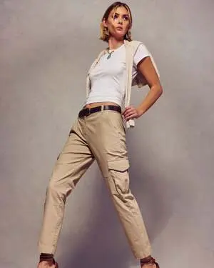 Ramy Brook Isabelle Canvas Ankle Length Pant
