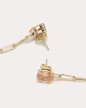 Ramy Brook Lizzy Gemstone Hoop Earrings