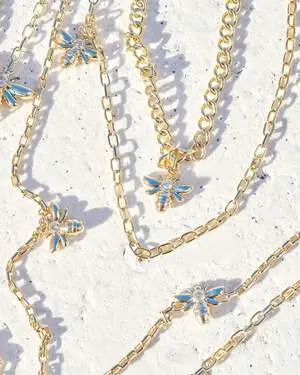 Ramy Brook Angie Layered Bee Necklace