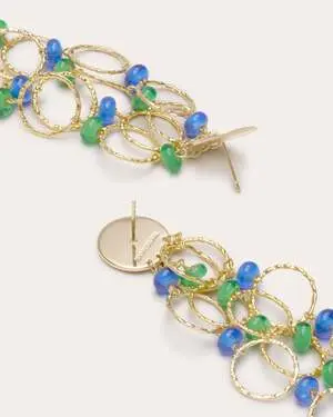 Ramy Brook Lila Beaded Chandelier Earrings