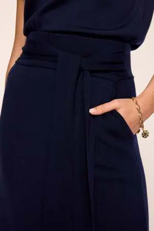 Ramy Brook Abby Knit Midi Wrap Skirt