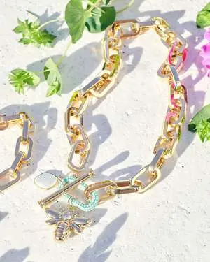 Ramy Brook Daisy Bee Toggle Necklace